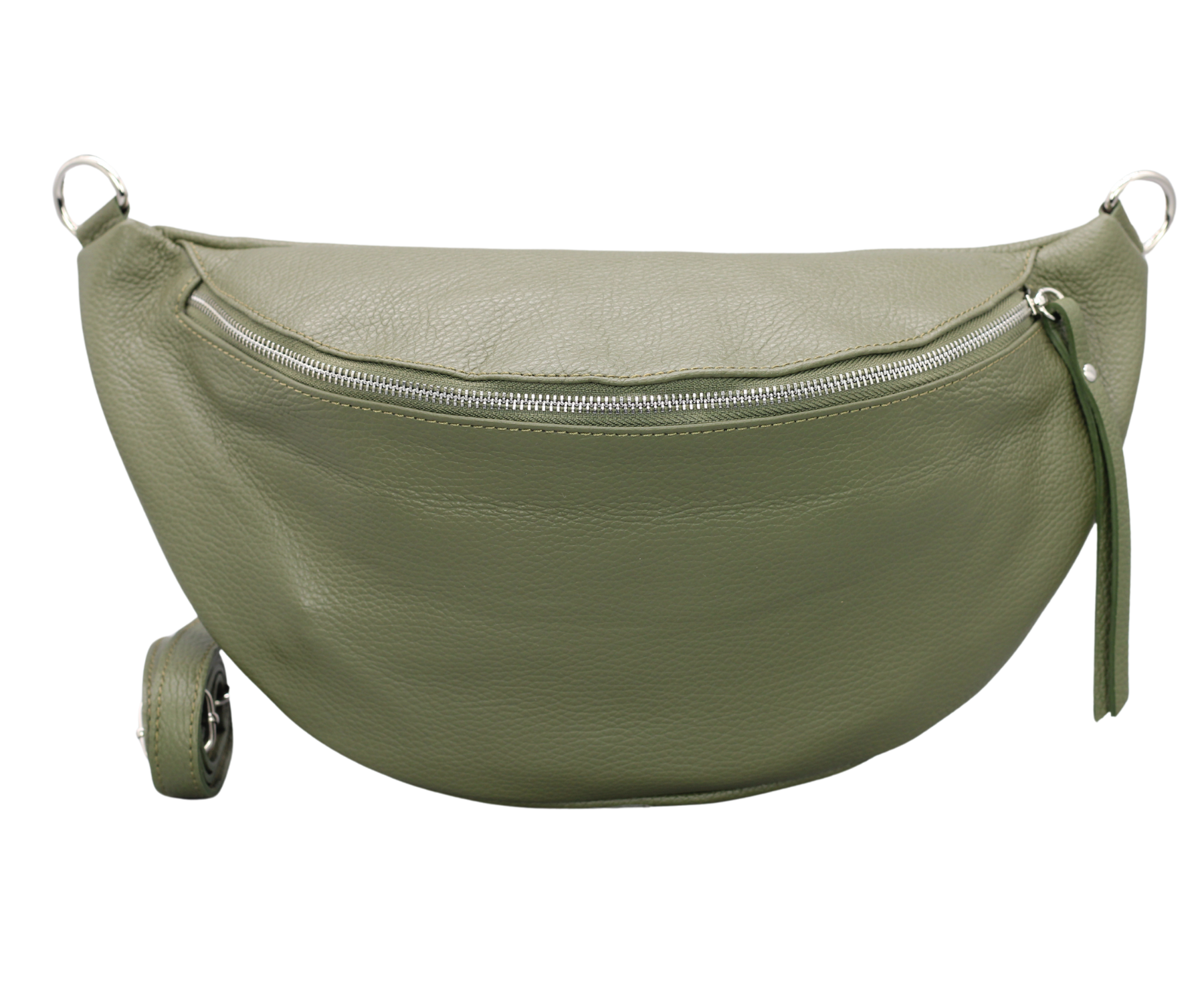 Aus echtem Leder: Tasche mit verstellbarem Schulterriemen - ,4 kg ...